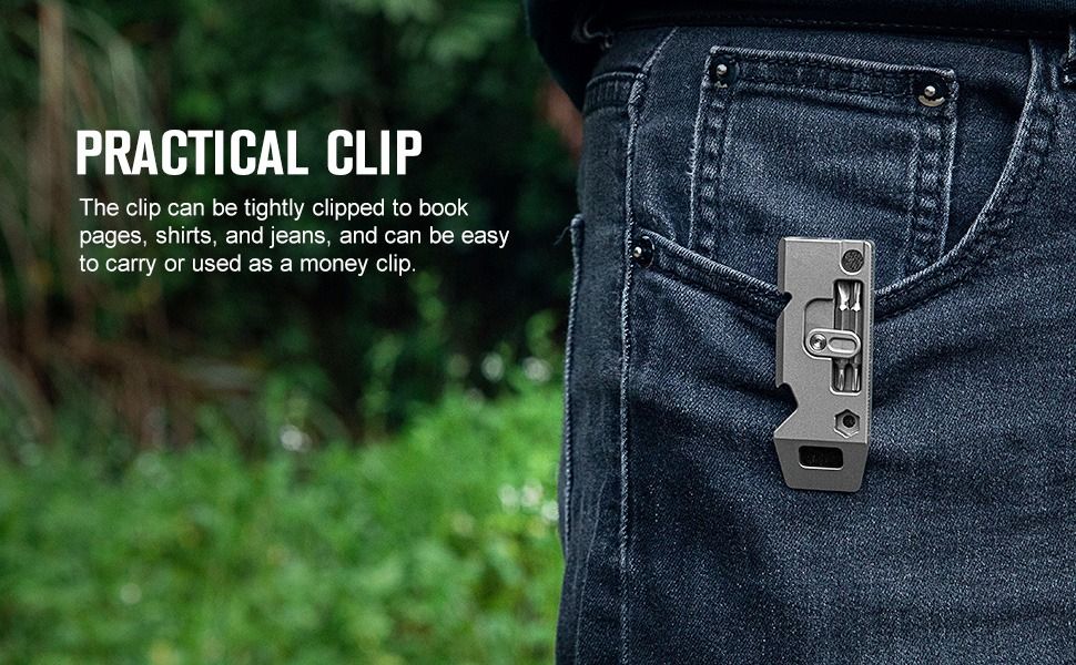 Olight Opry Pro 6-IN-1 Multi-Function Titanium Pry Bar, Sports ...