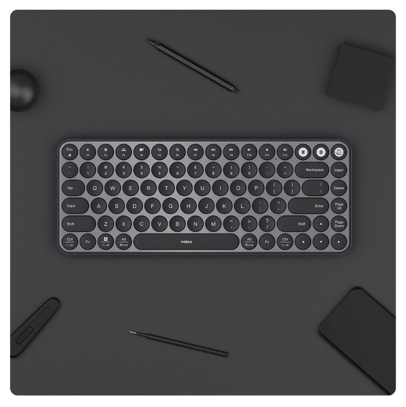 Original MIIIW Keyboard Air 85 Keys Mini Bluetooth Dual Mode 2.4GHz ...