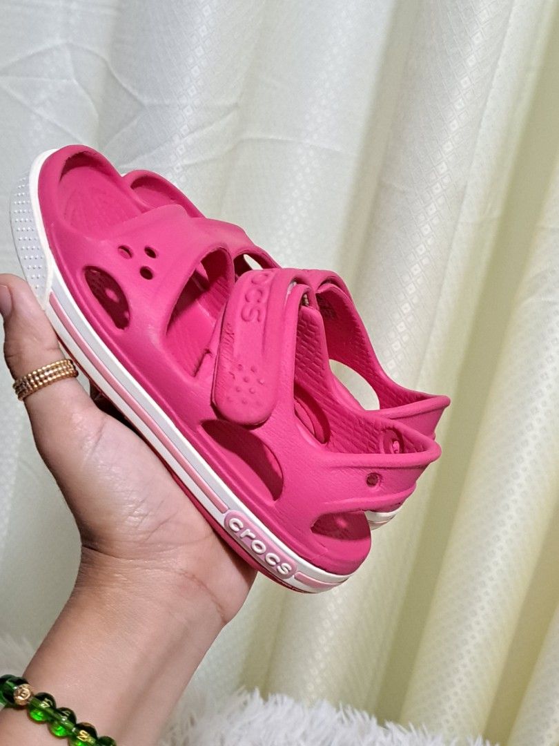 Original preloved velcro crocs kids, Babies & Kids, Babies & Kids ...