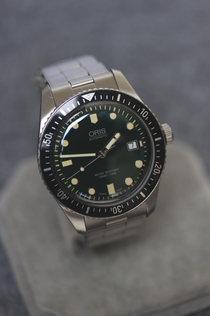 Oris Diver 65 Green 42mm, Men's Fashion, Watches & Accessories, Watches ...