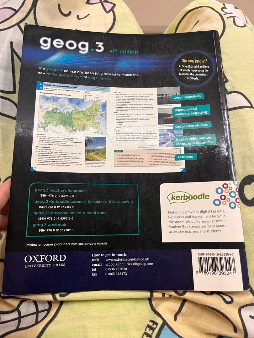 Oxford Geography 3 4th edition, Hobbies & Toys, Books & Magazines ...