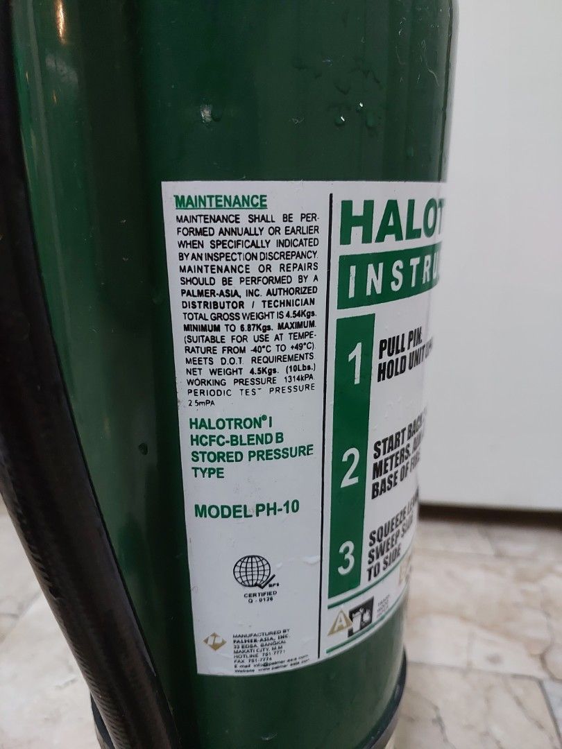 Palmer Halotron I, Furniture & Home Living, Home Improvement & Organization, Home Improvement ...