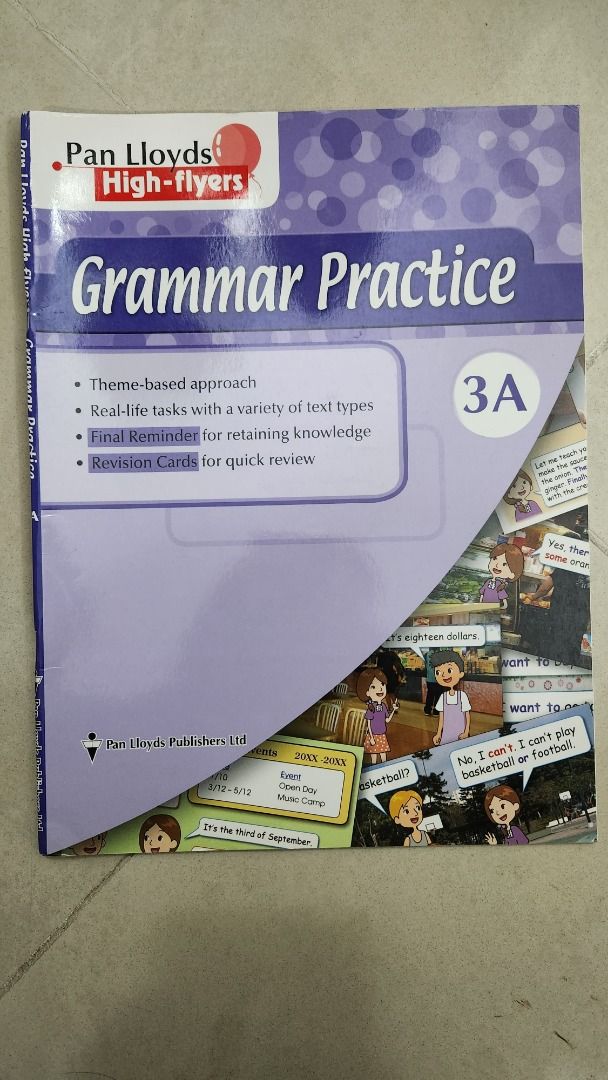 Pan Lloyds High Flyers Grammar Practice 3A 3B, 興趣及遊戲, 書本 & 文具, 書本及雜誌 ...
