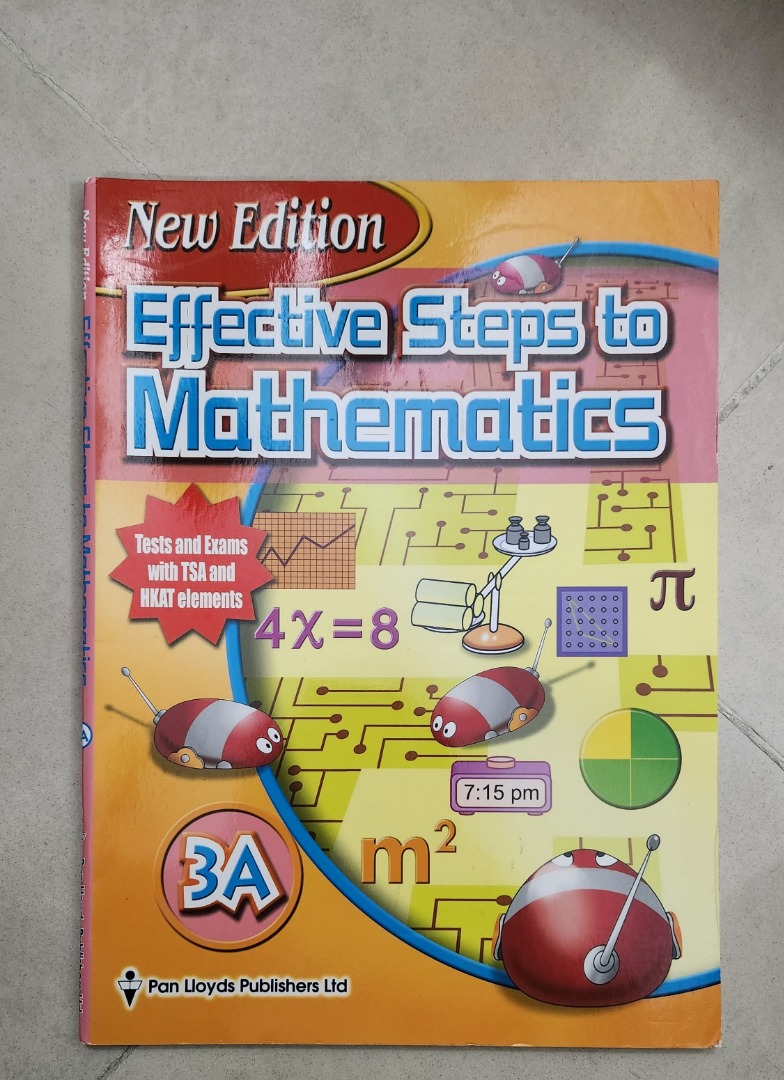 Pan Lloyds New Edition Effective Steps to Mathematics 3A 3B, 興趣及遊戲, 書本 ...