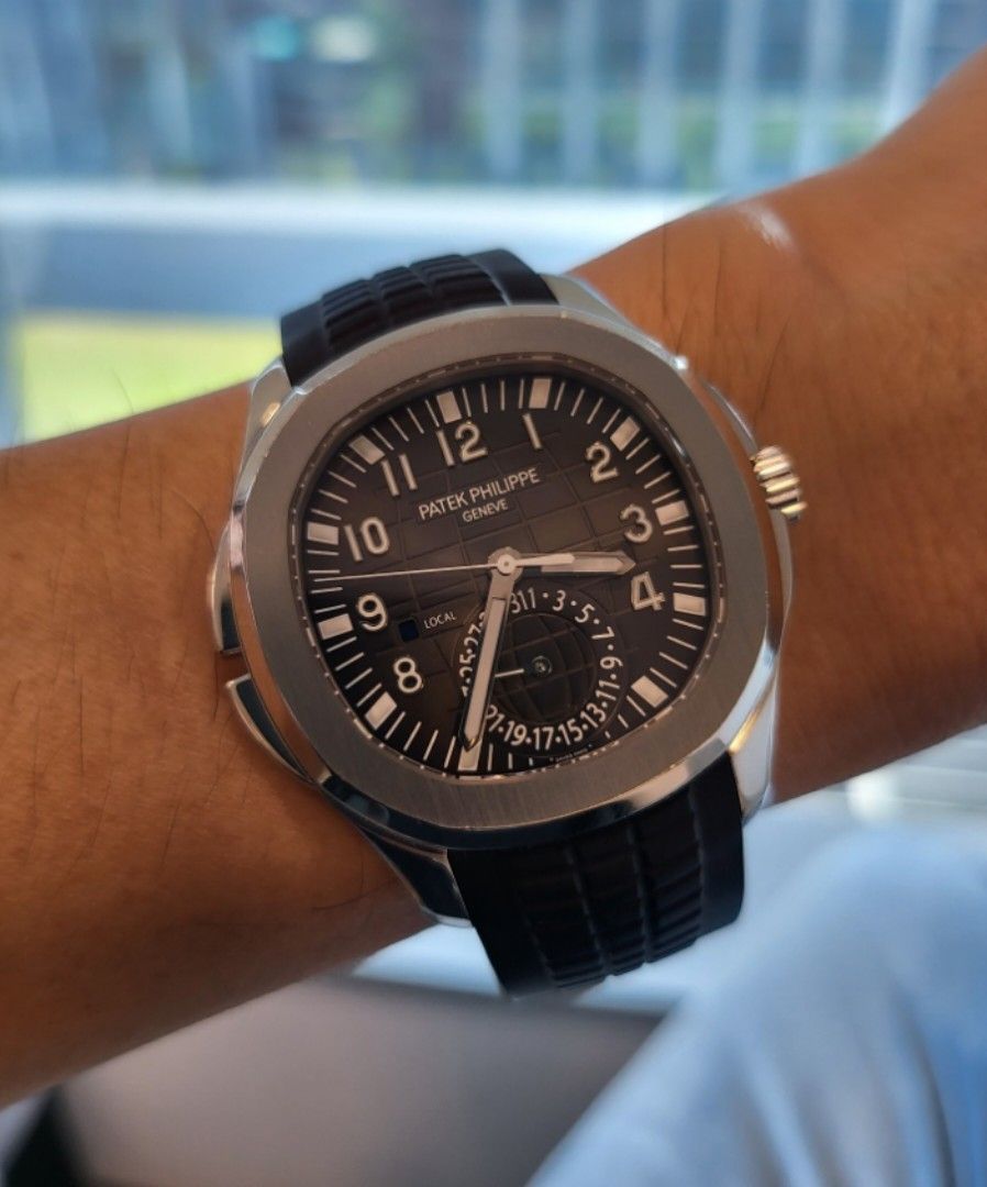 Patek Philippe Aquanaut 5164 Travel Time, Luxury, Watches on Carousell