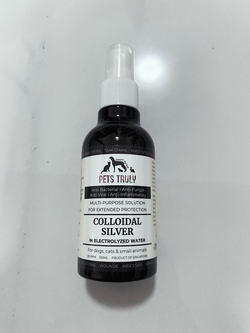 Pets Truly Colloidal Silver Spray, Pet Supplies, Health & Grooming on ...
