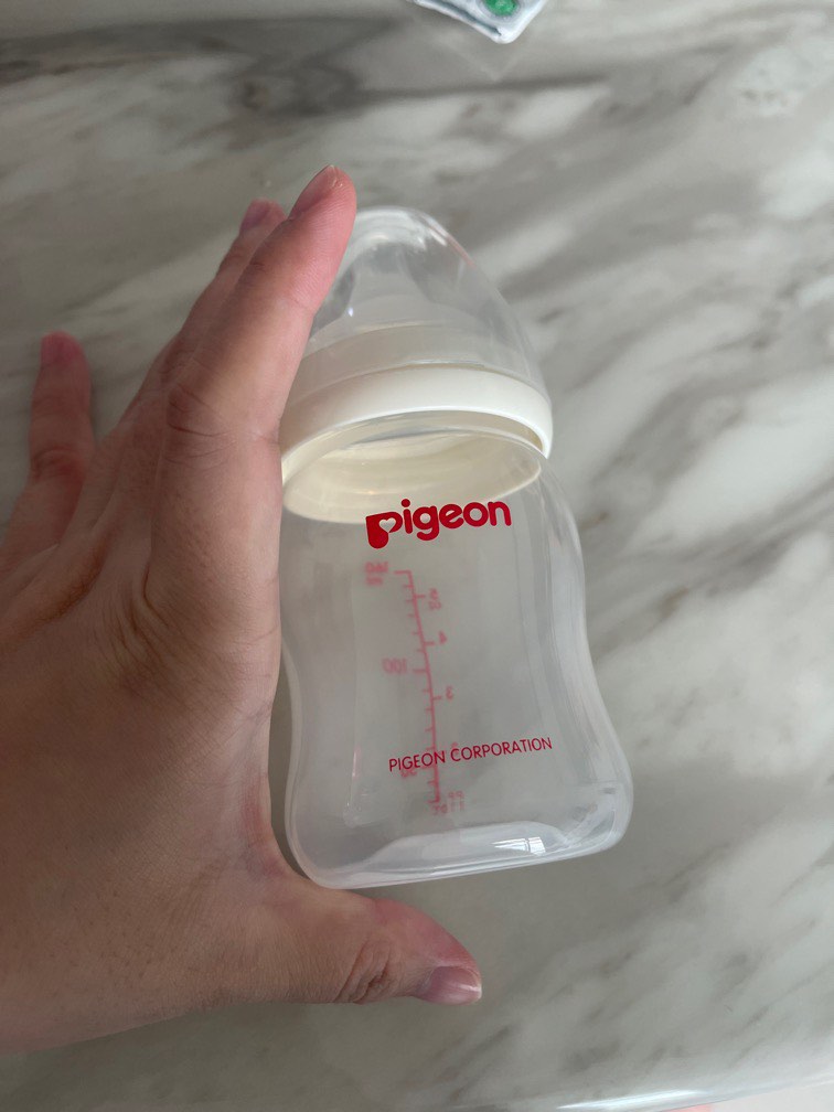 Pigeon SofTouch Bottle 160ML, Babies & Kids, Nursing & Feeding, Breastfeeding & Bottle Feeding ...