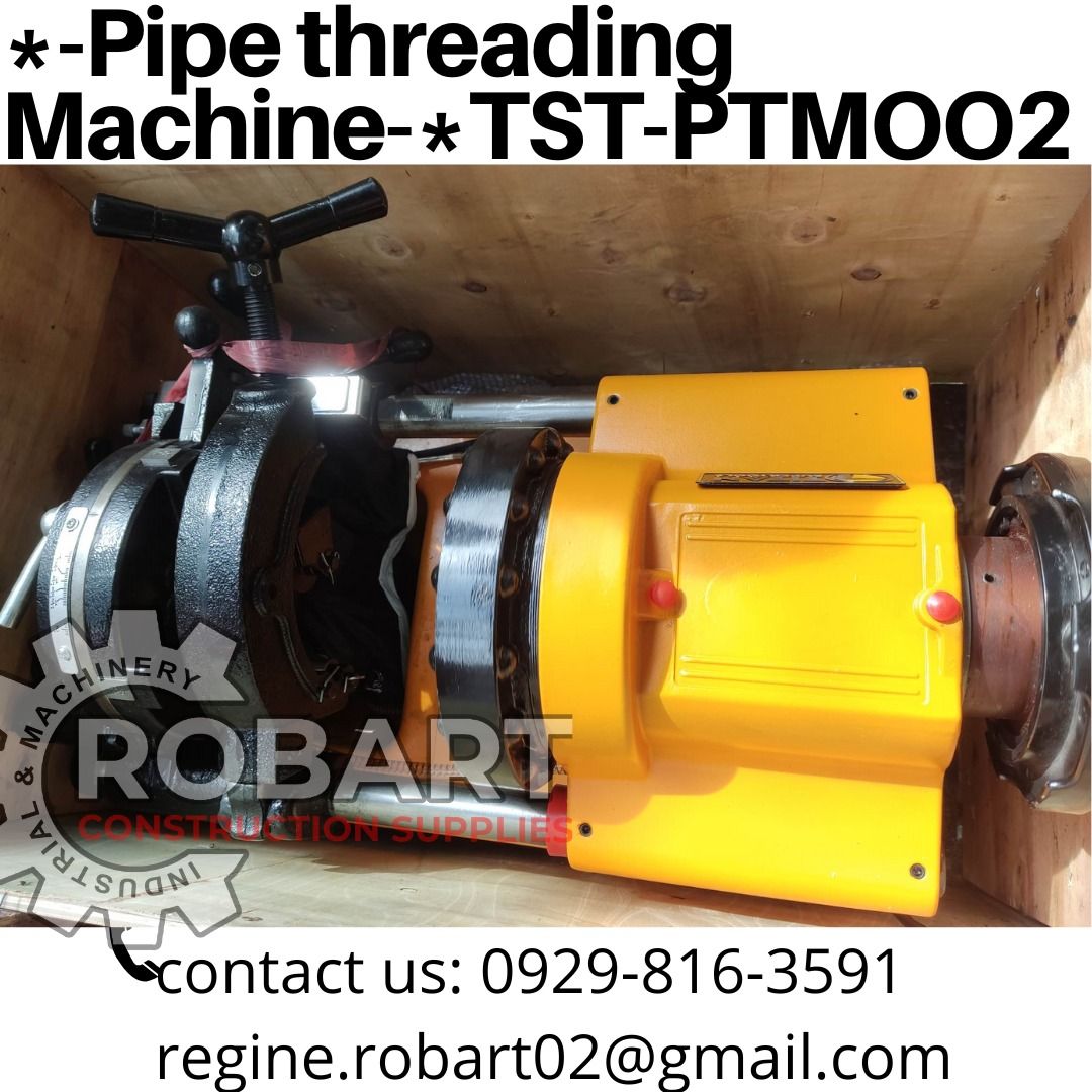 *-Pipe threading Machine-* model: TST-PTMOO2, Commercial & Industrial ...