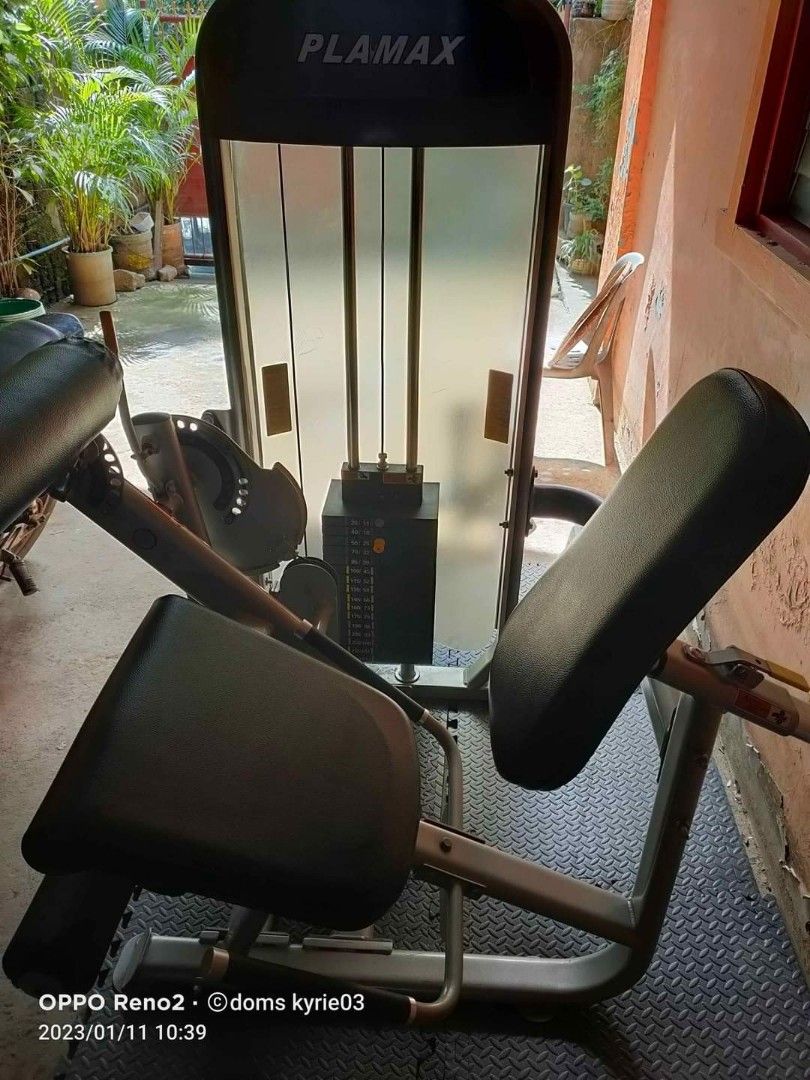 PLAMAX Dual leg curl/extension, Sports Equipment, Exercise & Fitness ...
