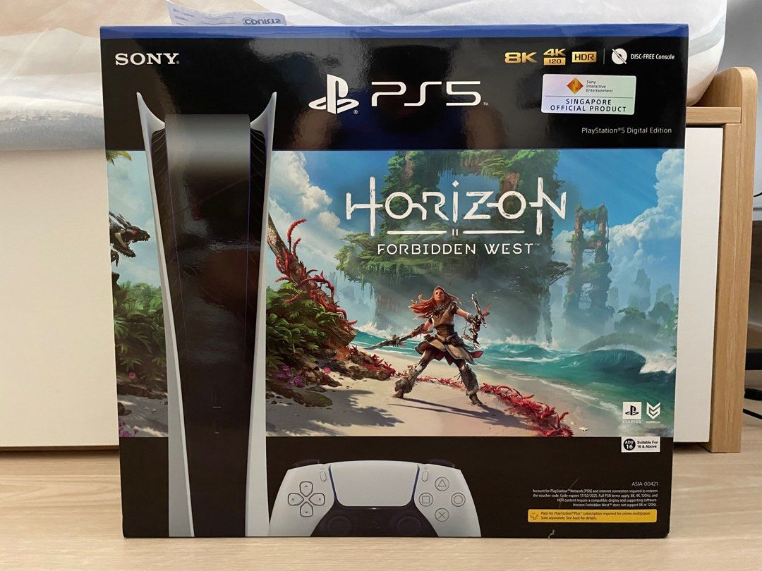 Playstation 5 Horizon Forbidden West Bundle Digital Version, Video ...