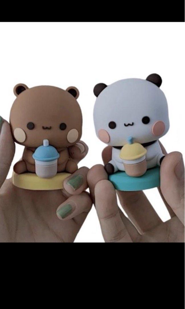[GIFT SET] POPMART INSTOCKS BEAR PANDA BUBU DUDU FIGURINE Stickers toys ...