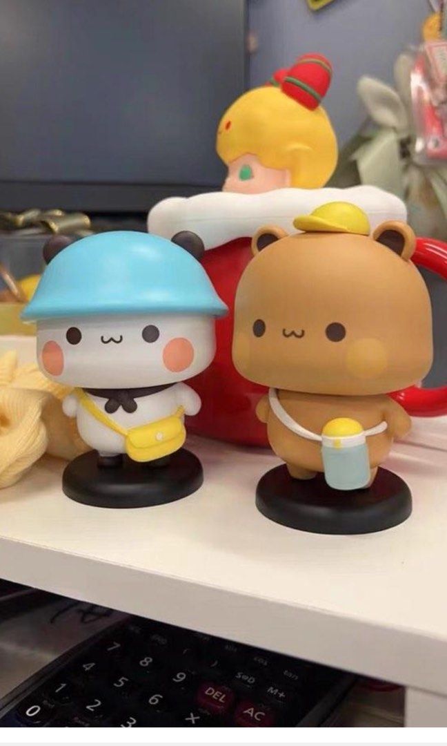 [GIFT SET] POPMART INSTOCKS BEAR PANDA BUBU DUDU FIGURINE Stickers toys ...