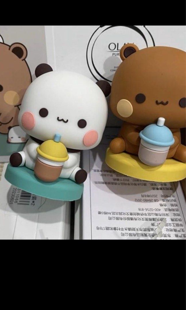 [GIFT SET] POPMART INSTOCKS BEAR PANDA BUBU DUDU FIGURINE Stickers toys ...