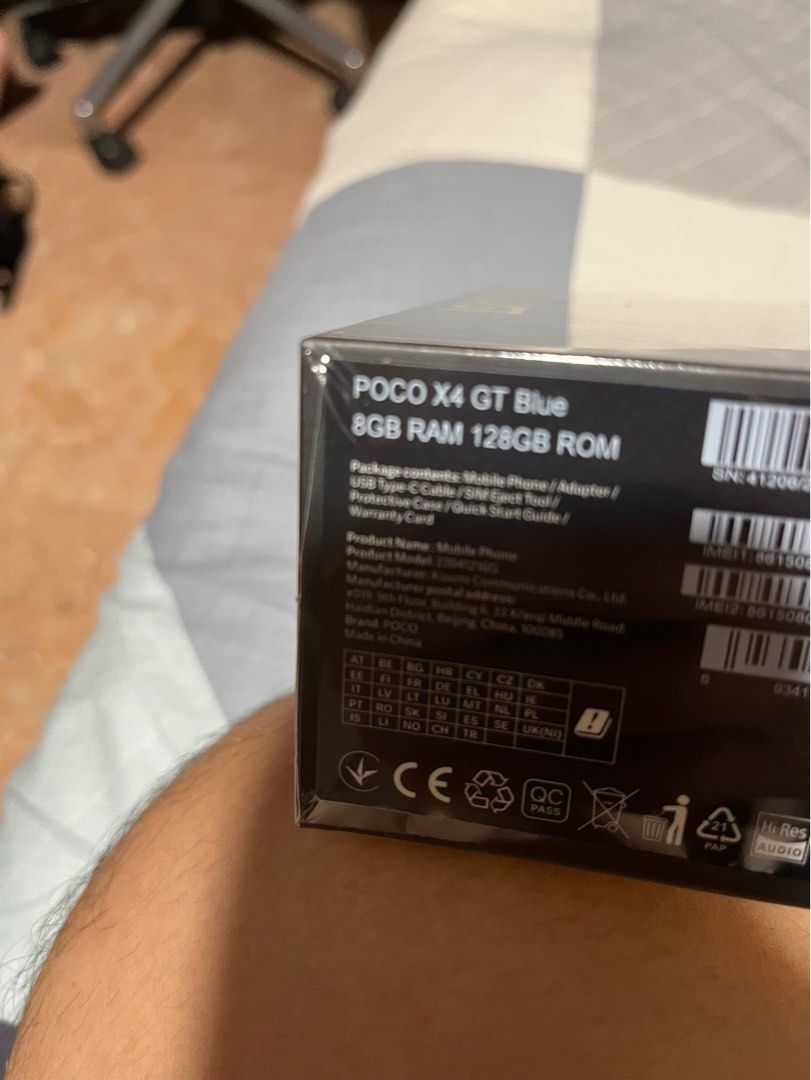 Poco X4 GT 8gb/128gb blue, Mobile Phones & Gadgets, Mobile Phones ...