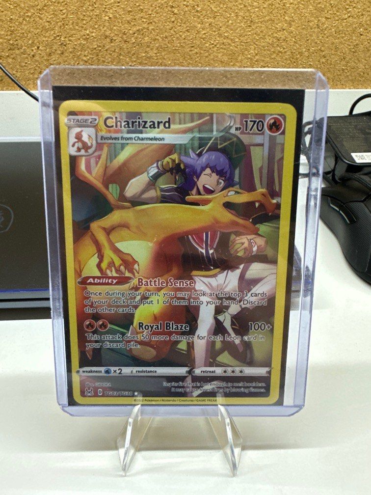 Pokemon Lost Origin Charizard TG, Hobbies & Toys, Toys & Games on Carousell