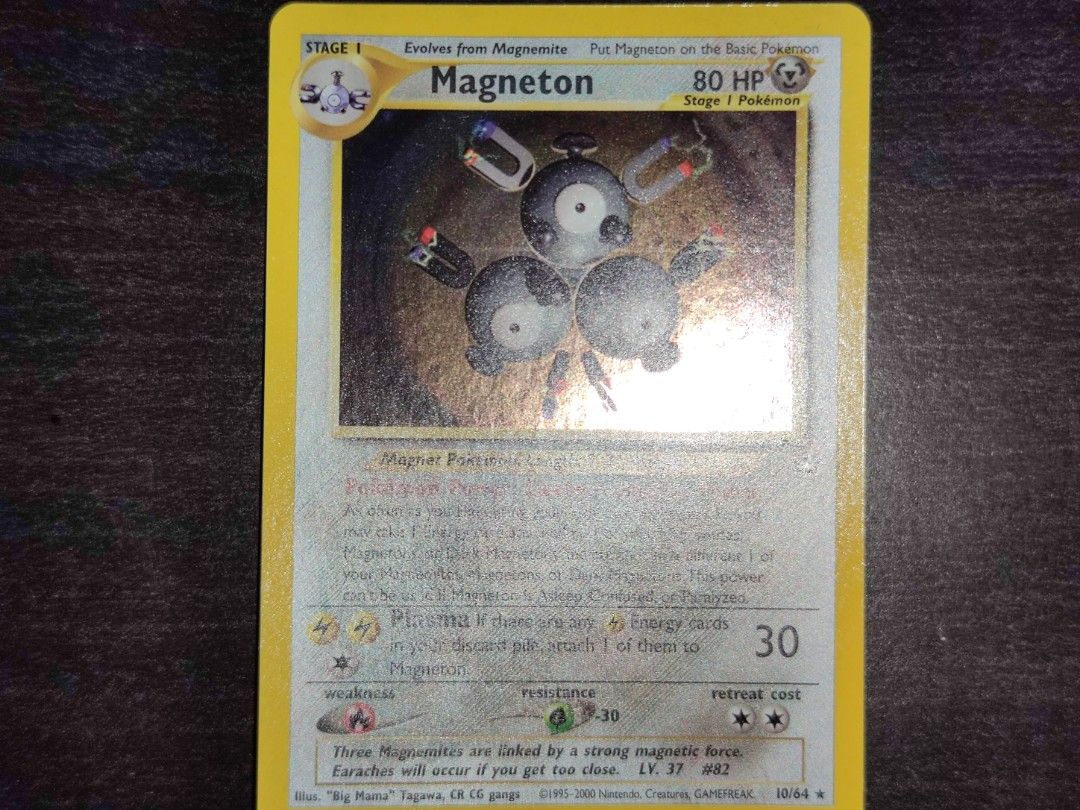Pokemon Magneton Neo Revelation 10/64, Hobbies & Toys, Toys & Games on ...