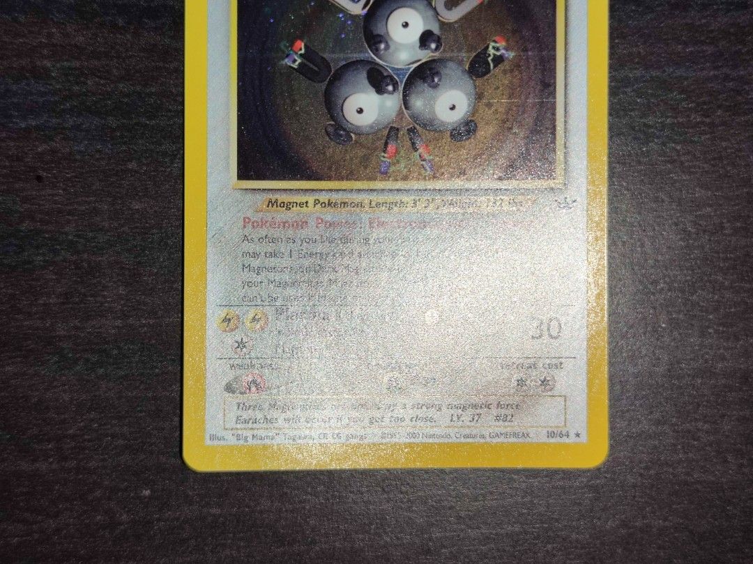 Pokemon Magneton Neo Revelation 10/64, Hobbies & Toys, Toys & Games on ...