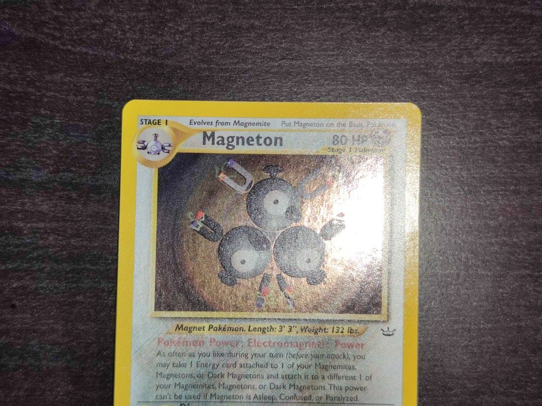 Pokemon Magneton Neo Revelation 10/64, Hobbies & Toys, Toys & Games on ...