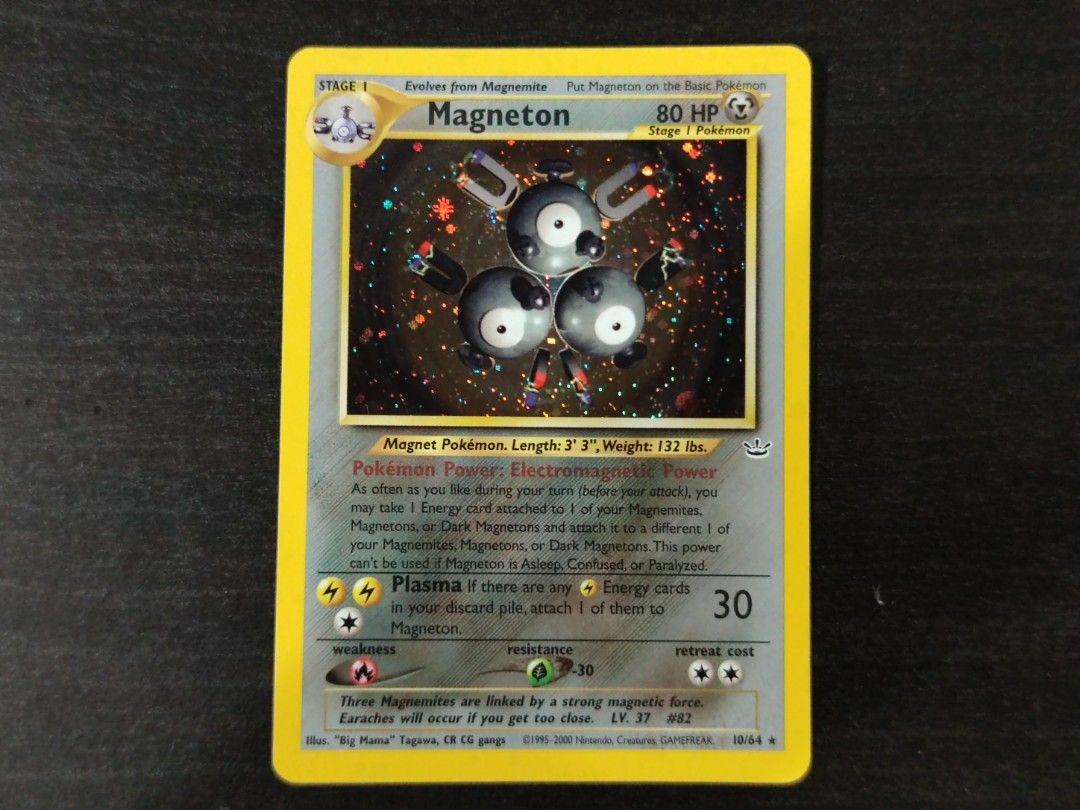 Pokemon Magneton Neo Revelation 10/64, Hobbies & Toys, Toys & Games on ...