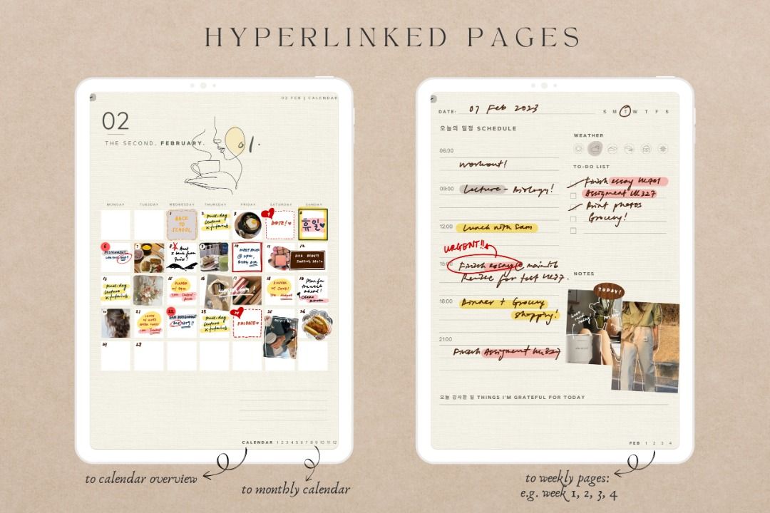 [Premium] Korean Digital Planner 2023 | iPad Student Planner ...