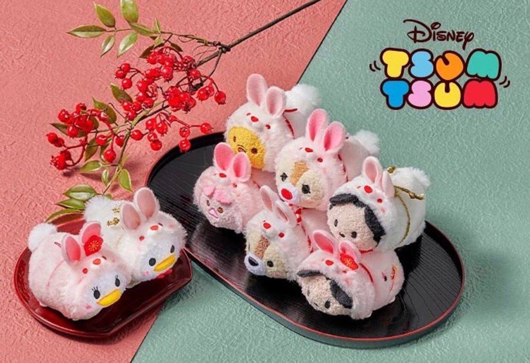 [Preorder]Disney Tsum Tsum Mini Usagi Rabbit Plush Chip Minnie Mickey ...