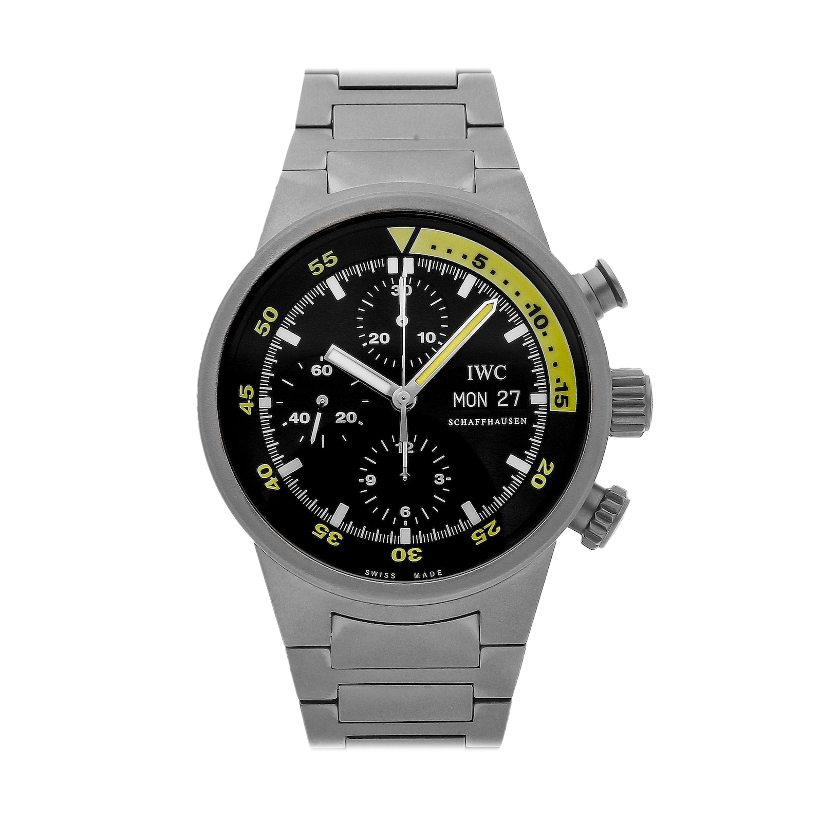 Pre-Owned IWC Aquatimer Chronograph IW3719-03, Luxury, Watches on Carousell