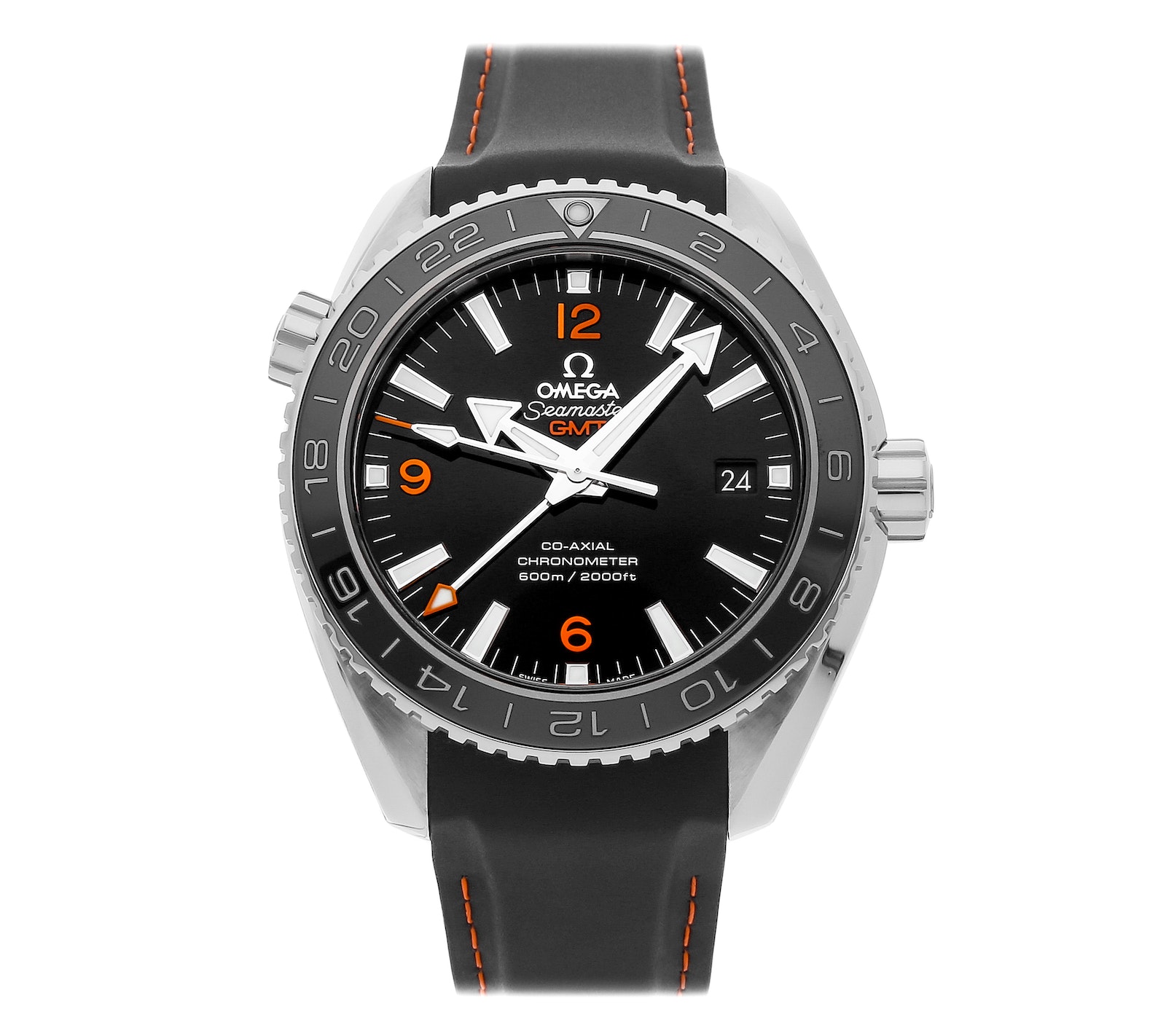 Pre-Owned Omega Seamaster Planet Ocean 600m GMT 232.32.44.22, Luxury ...
