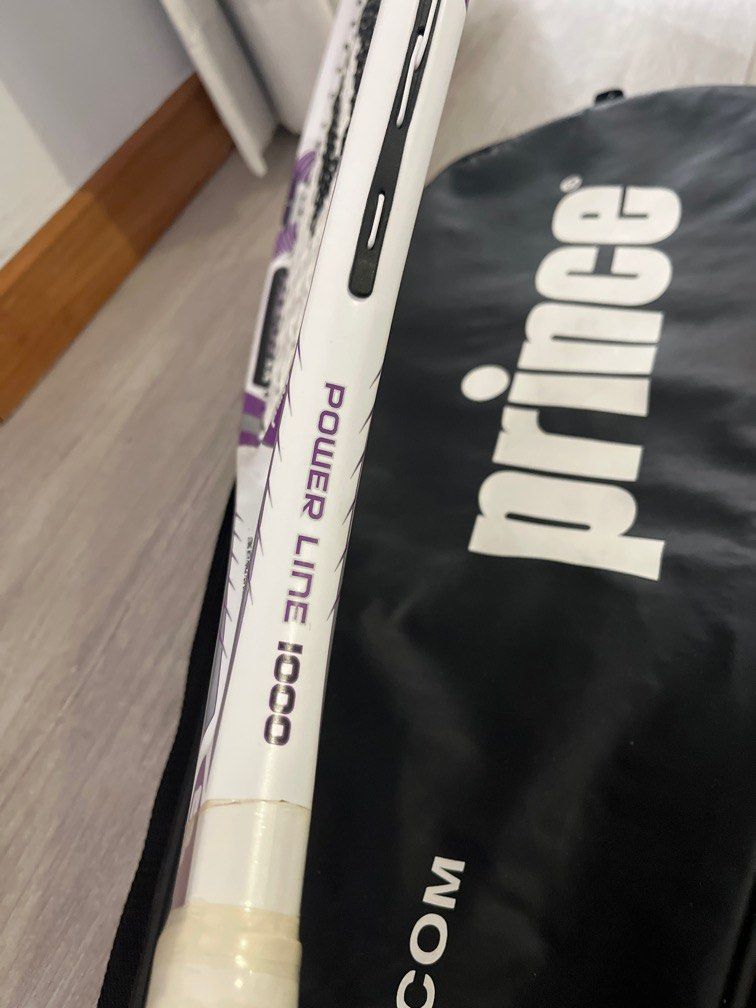 Prince power line 1000 titanium tennis racket, Sports Equipment, Sports ...