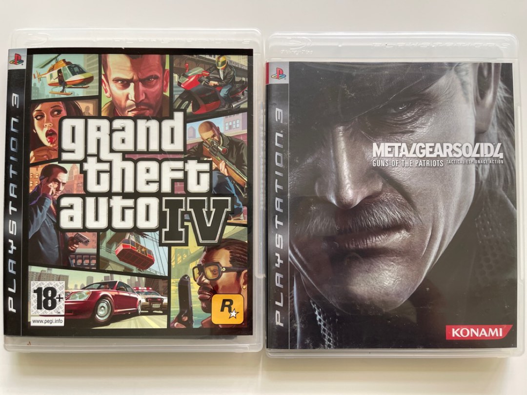 PS3 - Grand Theft Auto IV / Metal Gear Solid, Hobbies & Toys, Music ...