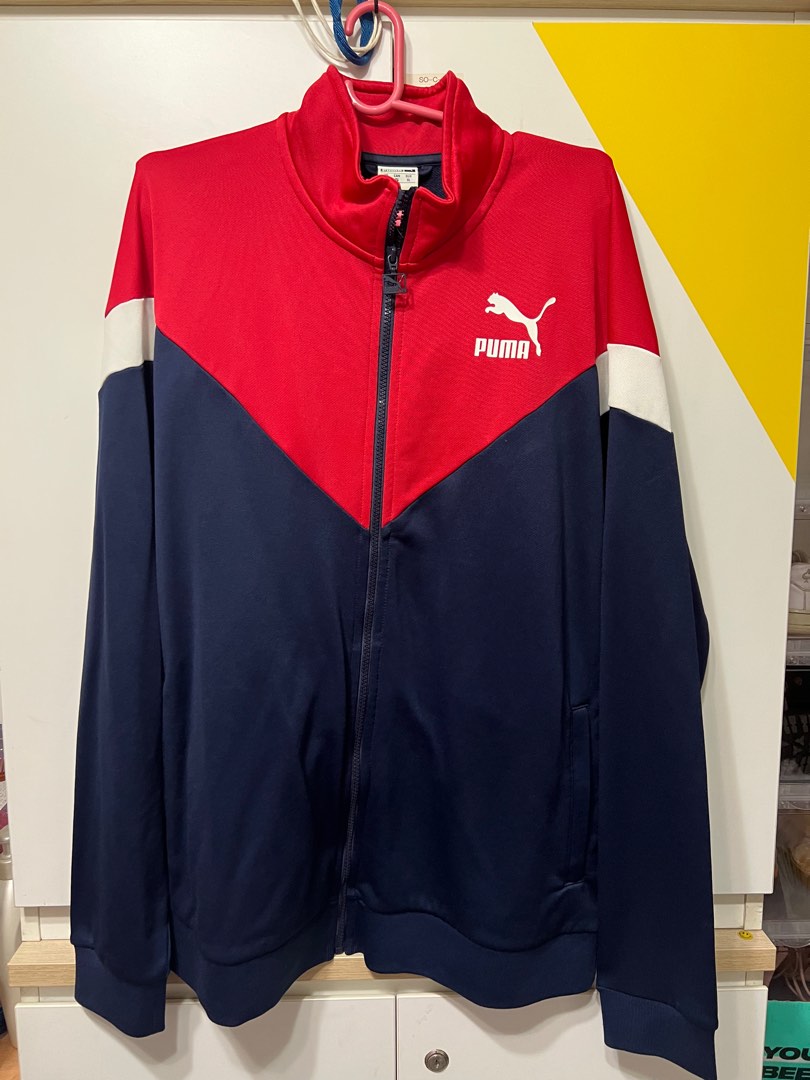 Puma zip jacket, Men's Fashion, Coats, Jackets and Outerwear on Carousell