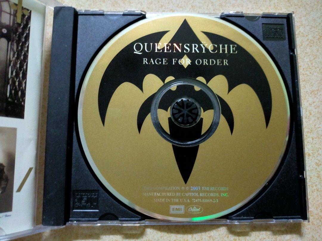 Queensryche - Rage For Order, Hobbies & Toys, Music & Media, CDs & DVDs ...