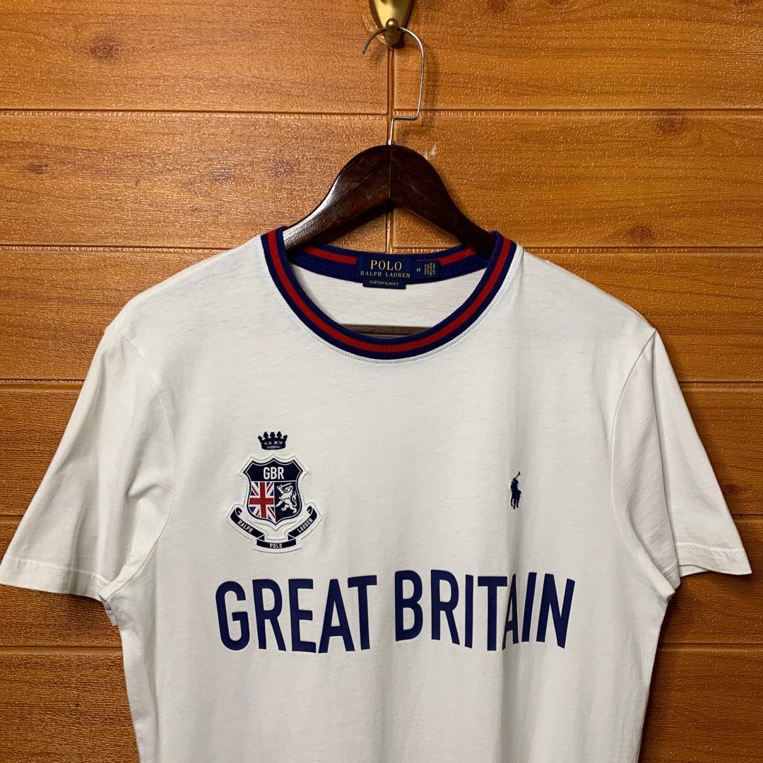Ralph Lauren RL GREAT BRITAIN T-shirt, Men's Fashion, Tops & Sets, Tshirts & Polo Shirts on ...