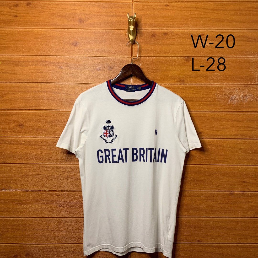 Ralph Lauren RL GREAT BRITAIN T-shirt, Men's Fashion, Tops & Sets ...