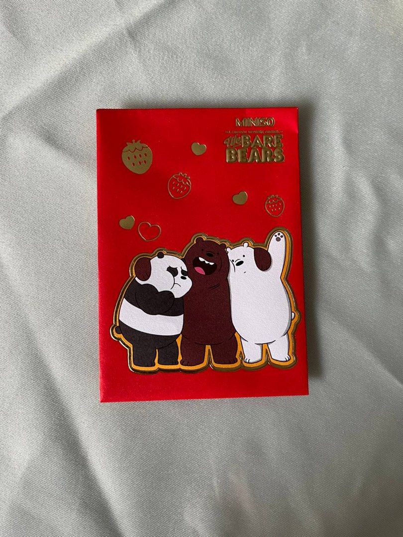 Red Packet We Bare Bears 15pcs, Hobbies & Toys, Stationery & Craft ...