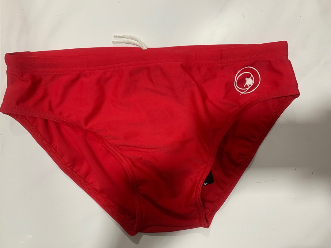 Red trunks, Men's Fashion, Bottoms, Swim Trunks & Board Shorts on Carousell