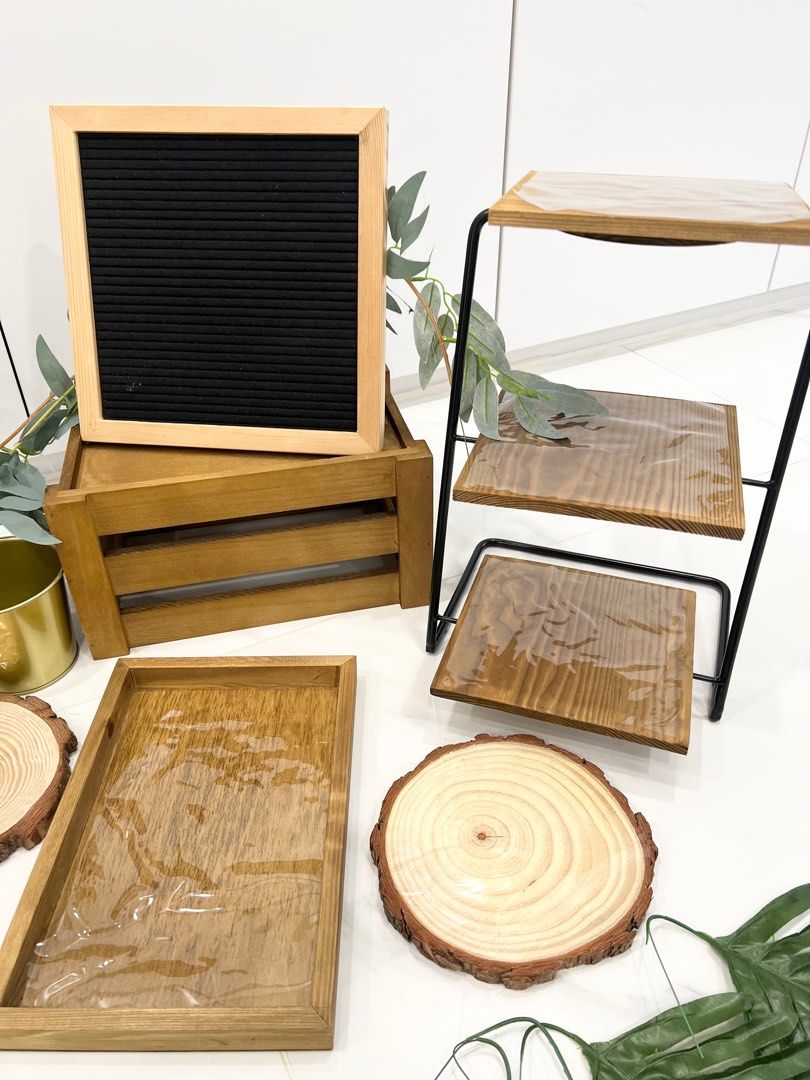 RENTAL - RUSTIC DESSERT TABLE PROPS (WOODLAND/SAFARI/JUNGLE/ANIMALS ...
