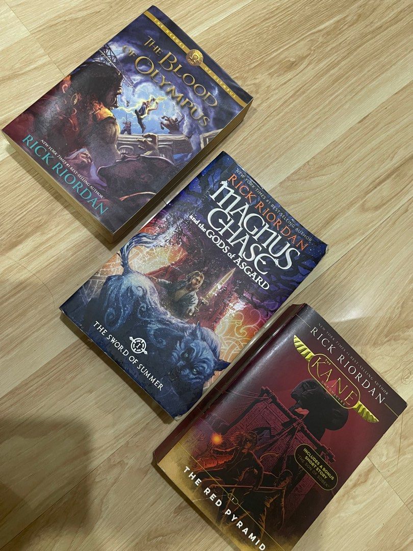 Rick Riordan Books and Thirteen Reasons Why, Hobbies & Toys, Books ...