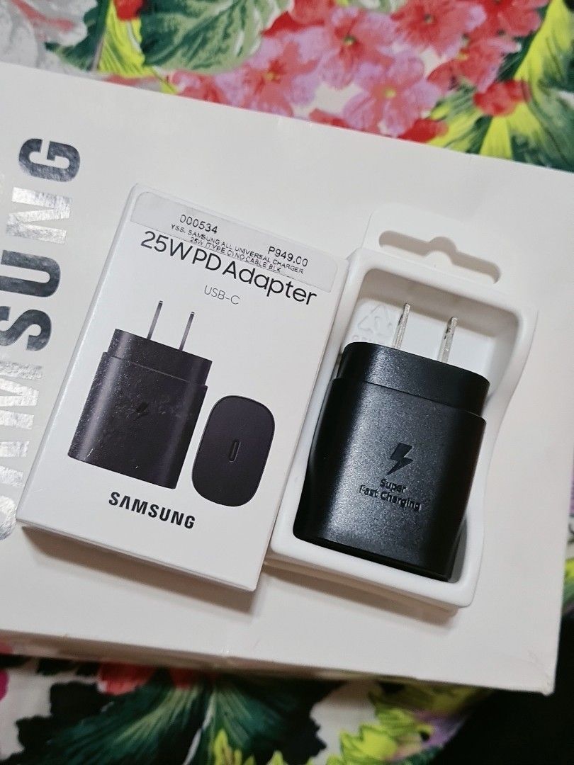 Samsung Fast Charger Type C Mobile Phones Gadgets Mobile Gadget Accessories Chargers