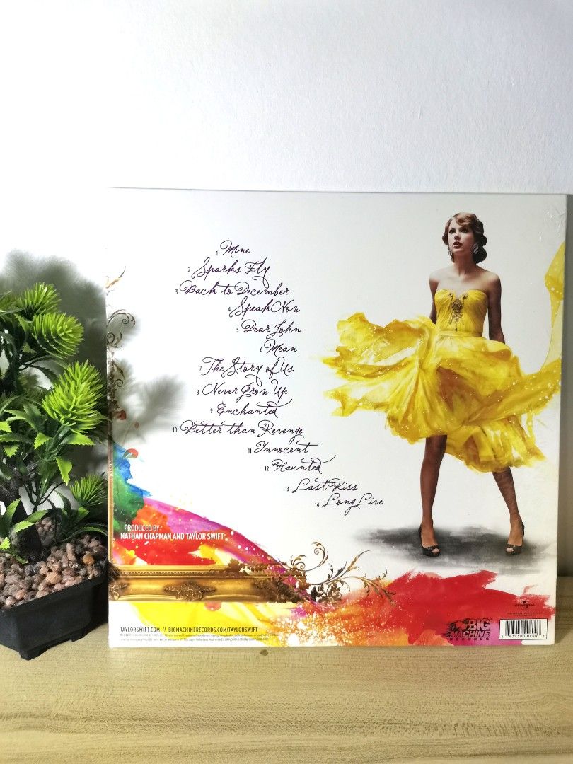 SEALED: TAYLOR SWIFT- SPEAK NOW (Standard Black 2LP disc) VINYL LP ...
