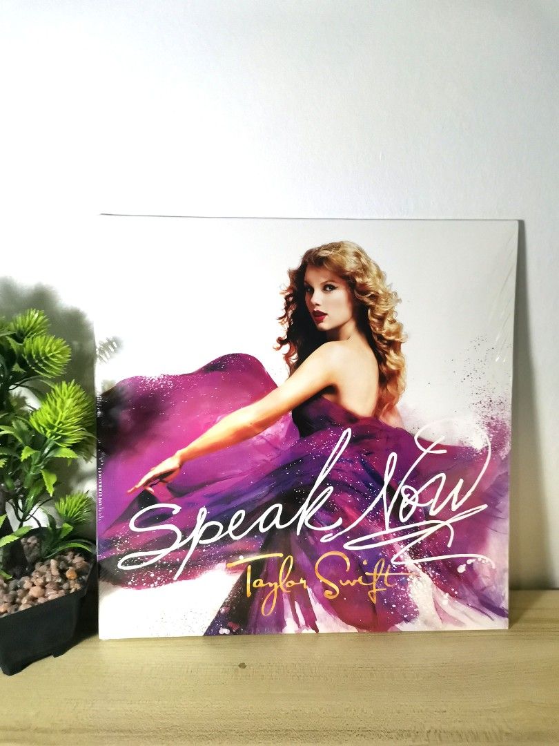 SEALED: TAYLOR SWIFT- SPEAK NOW (Standard Black 2LP disc) VINYL LP ...