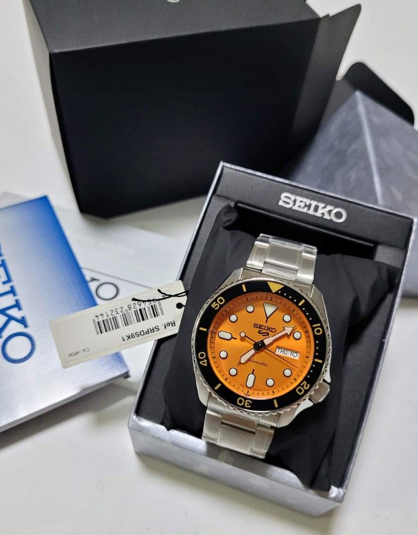 Seiko Sports Automatic SRPD59K1, Men's Fashion, Watches & Accessories ...