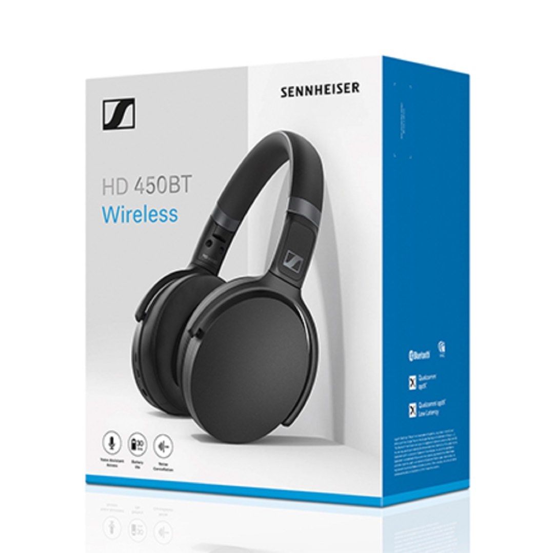 SENNHEISER HD 450BT Wireless headphones, Audio, Headphones & Headsets on Carousell