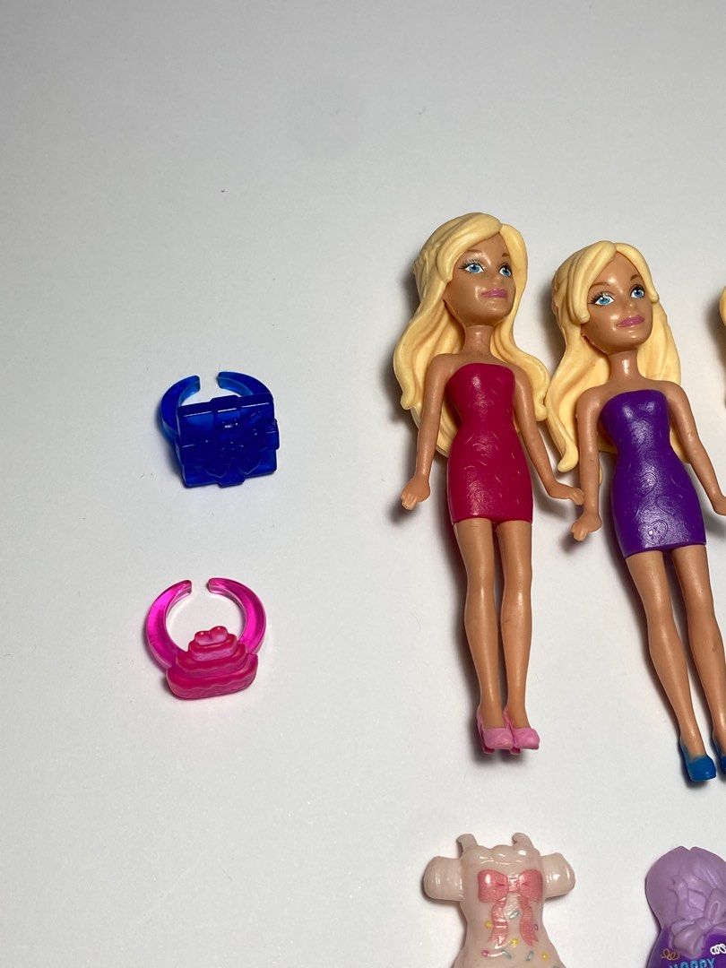 Set Barbie Polly Pocket Dolls, Hobbies & Toys, Toys & Games on Carousell