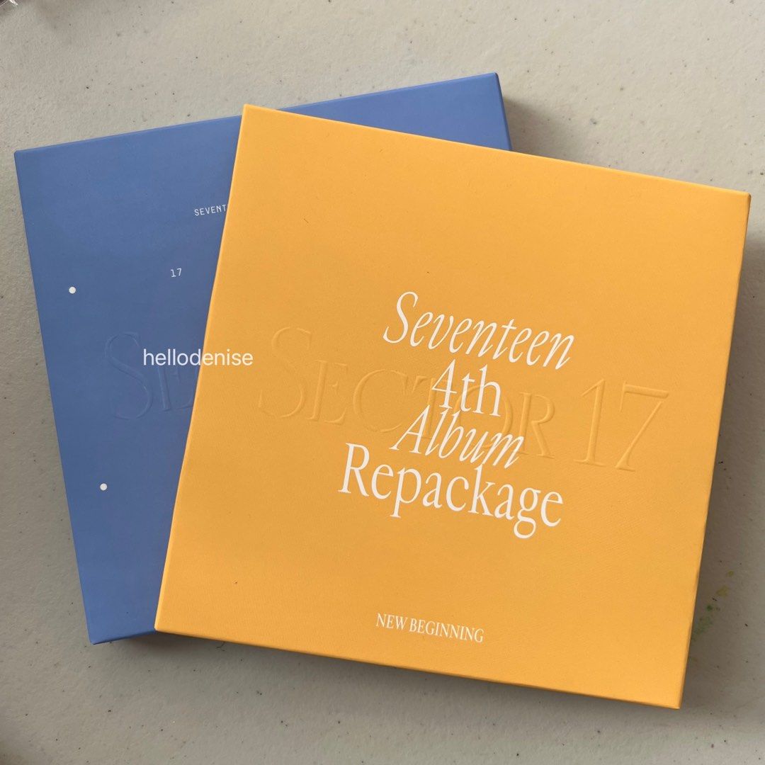 Seventeen Unsealed Sector 17 Albums Set, Hobbies & Toys, Memorabilia ...