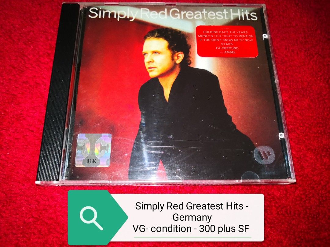 Simply Red Greatest Hits CD, Hobbies & Toys, Music & Media, CDs & DVDs ...