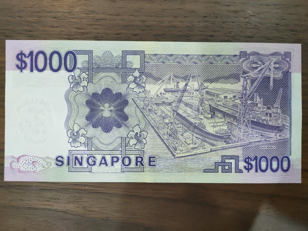 Singapore $1000 Ship Series banknote, Hobbies & Toys, Memorabilia ...
