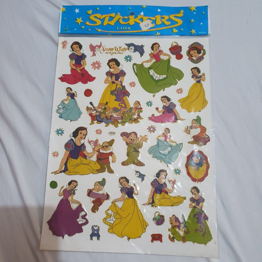 Snow White Stickers, Hobbies & Toys, Stationery & Craft, Other ...