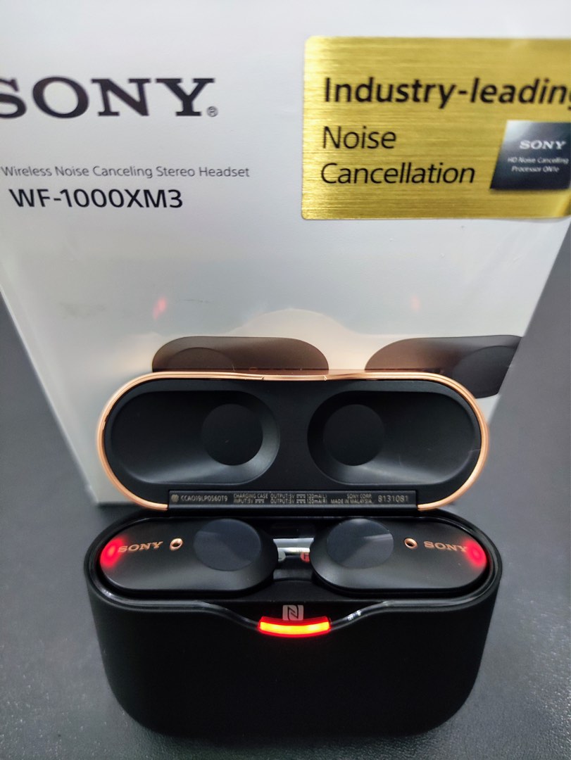 Sony WF-1000XM3 w/ free extra ear tips and protective case, Audio ...