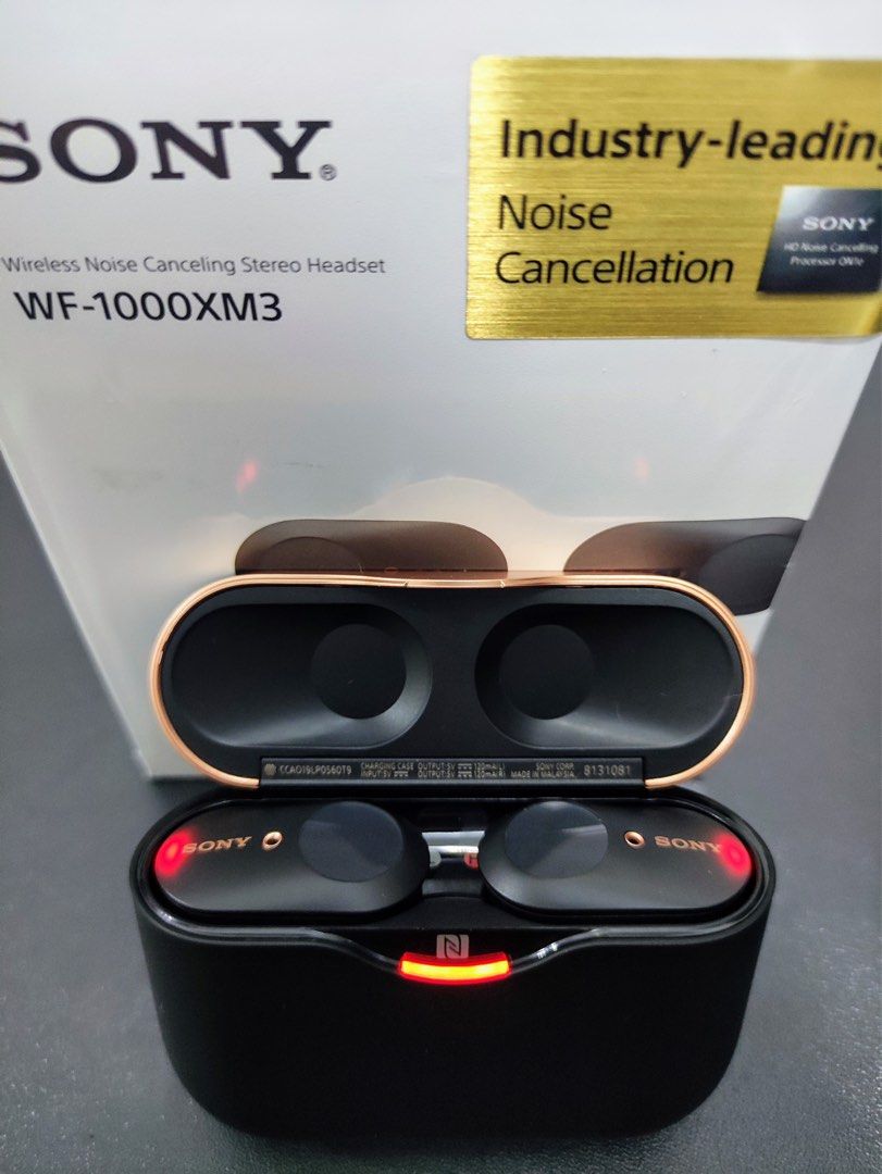 Sony WF-1000XM3 w/ free protective case, Audio, Headphones & Headsets ...