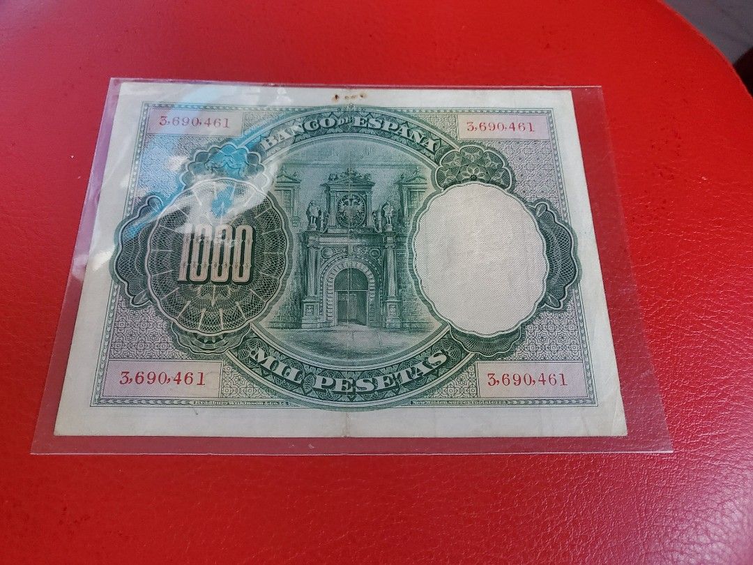 Spain 1925 1000 Peseta Notes for Sale, Hobbies & Toys, Memorabilia ...